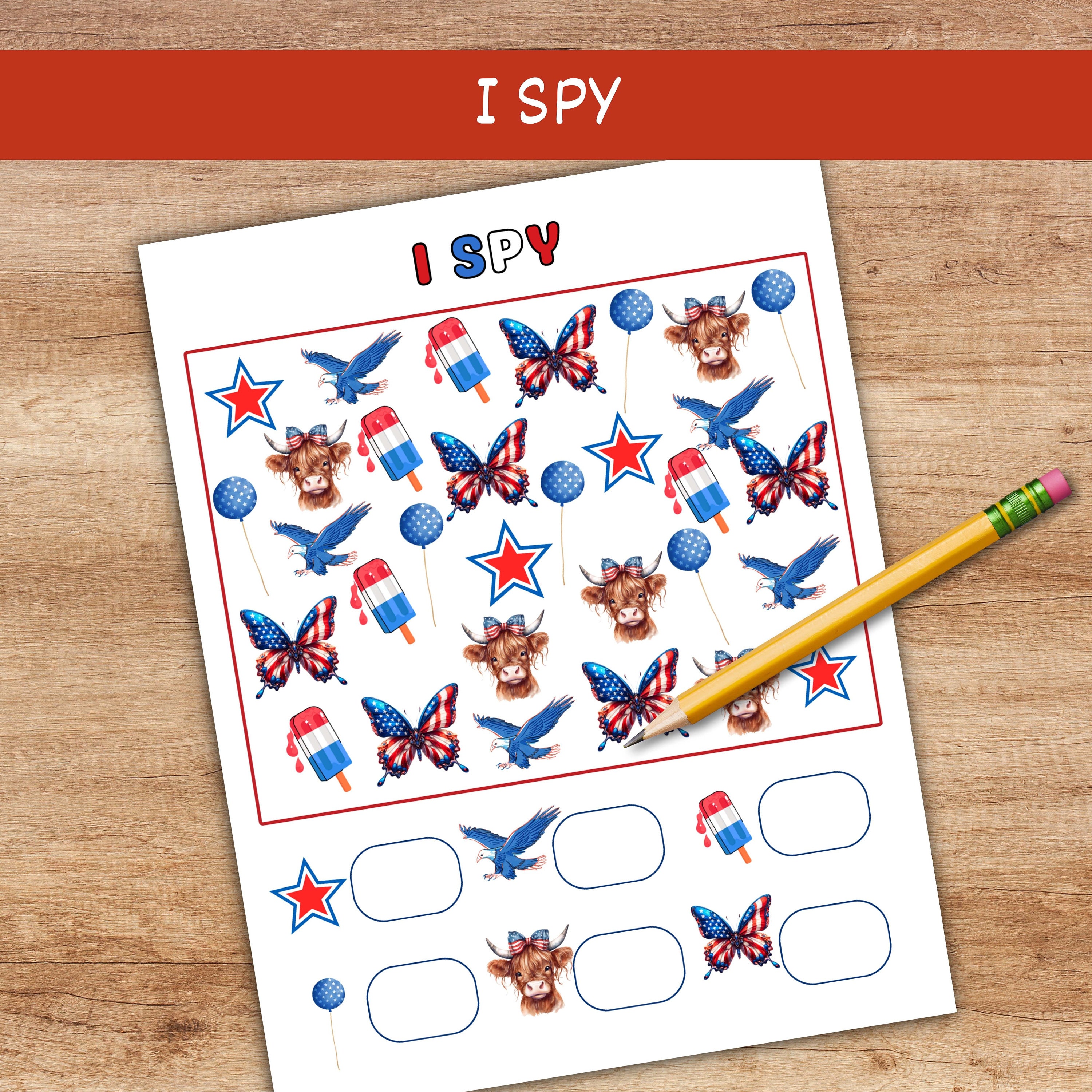 4th of July Preschool Worksheet and Activity Bundle - Pre-k ...