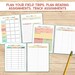 Teacher Planner Printable Colorful Academic Binder With Lesson Planner ...