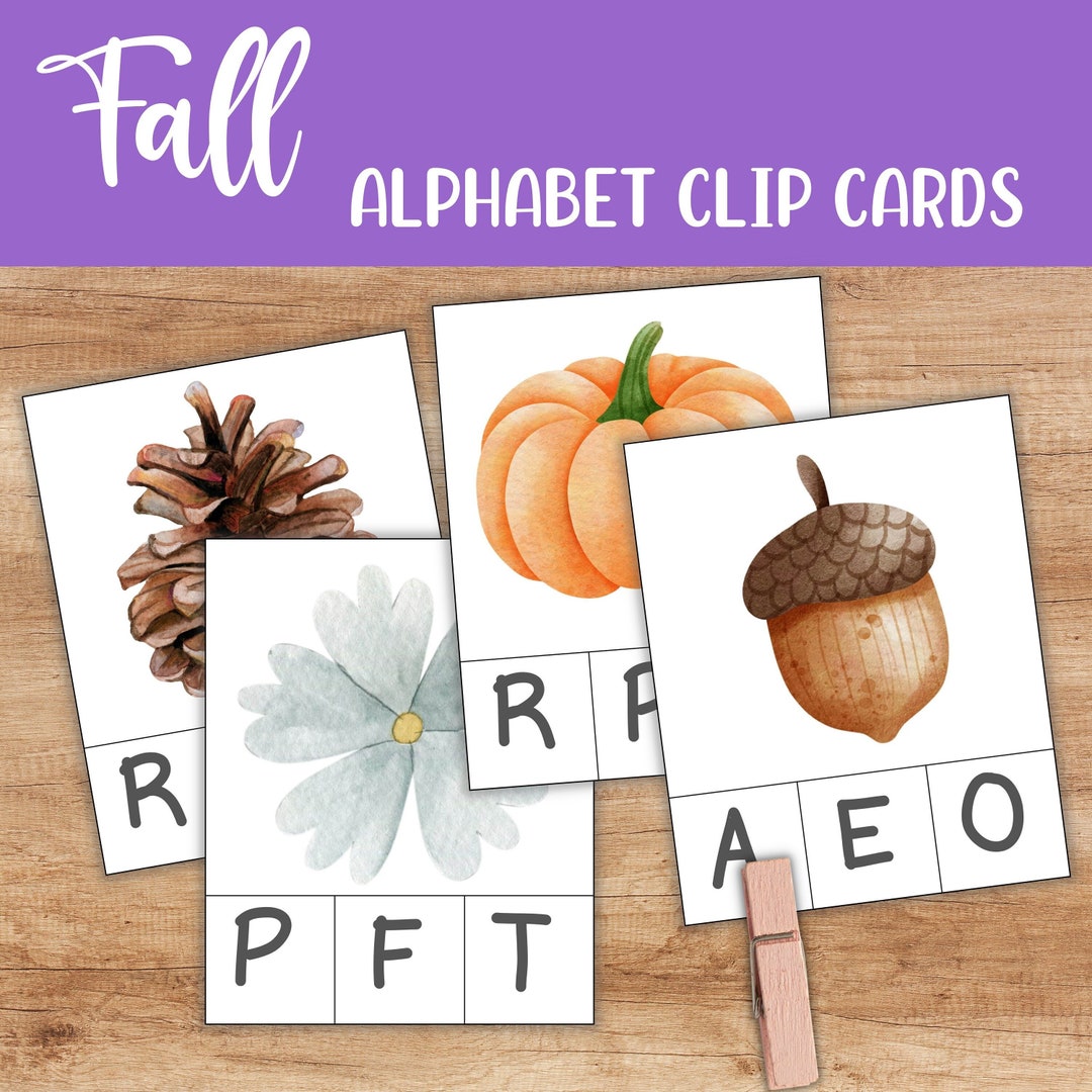 Beginning Sounds Clip Cards - Kindergarten Interactive Phonics Activity ...