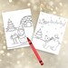 Christmas Coloring Pages 20 Printable Coloring Sheets for Kids Winter ...