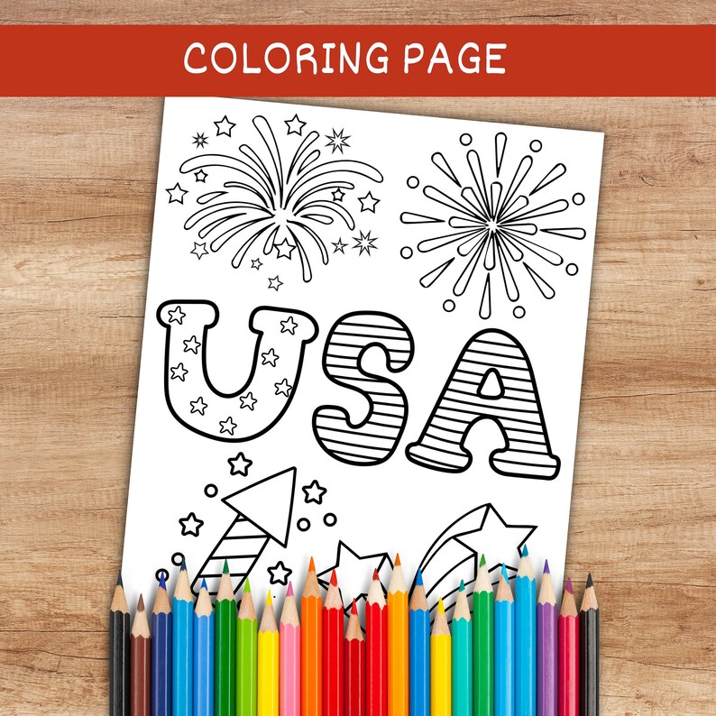 4th of July Preschool Worksheet and Activity Bundle Pre-k Kindergarten ...