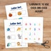 Beginning Sounds Worksheets Cut and Paste Phonics Alphabet Letter ...