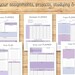 Printable Student Academic Planner Grade Tracker Assignment Exam Prep ...
