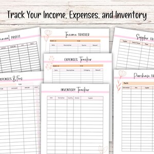 Etsy Shop Planner Printable Small Business Organizer Side Hustle ...