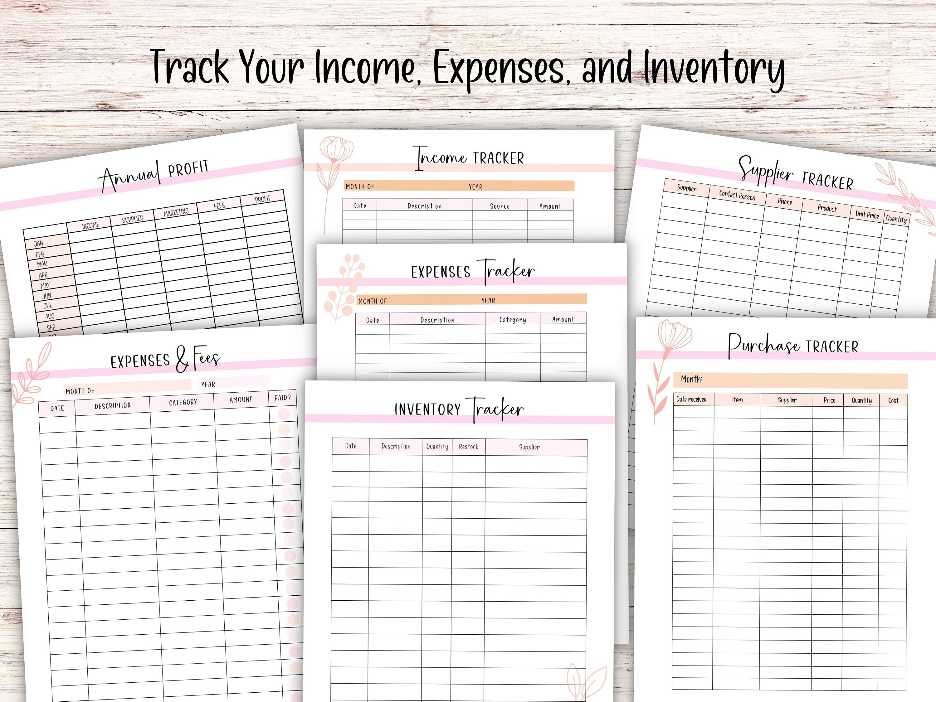 Etsy Shop Planner - Printable Small Business Organizer - Side Hustle ...