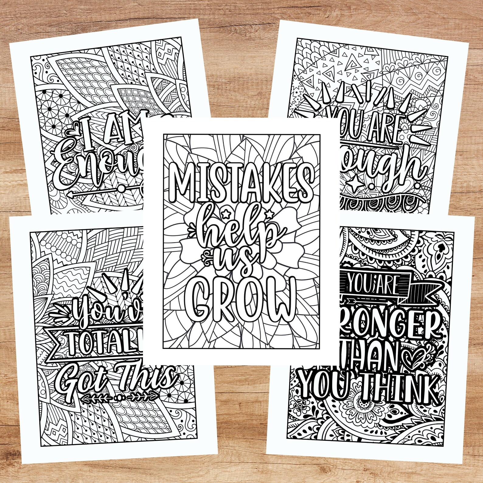 50 Adult Coloring Pages for Mental Health and Relaxation - Printable ...