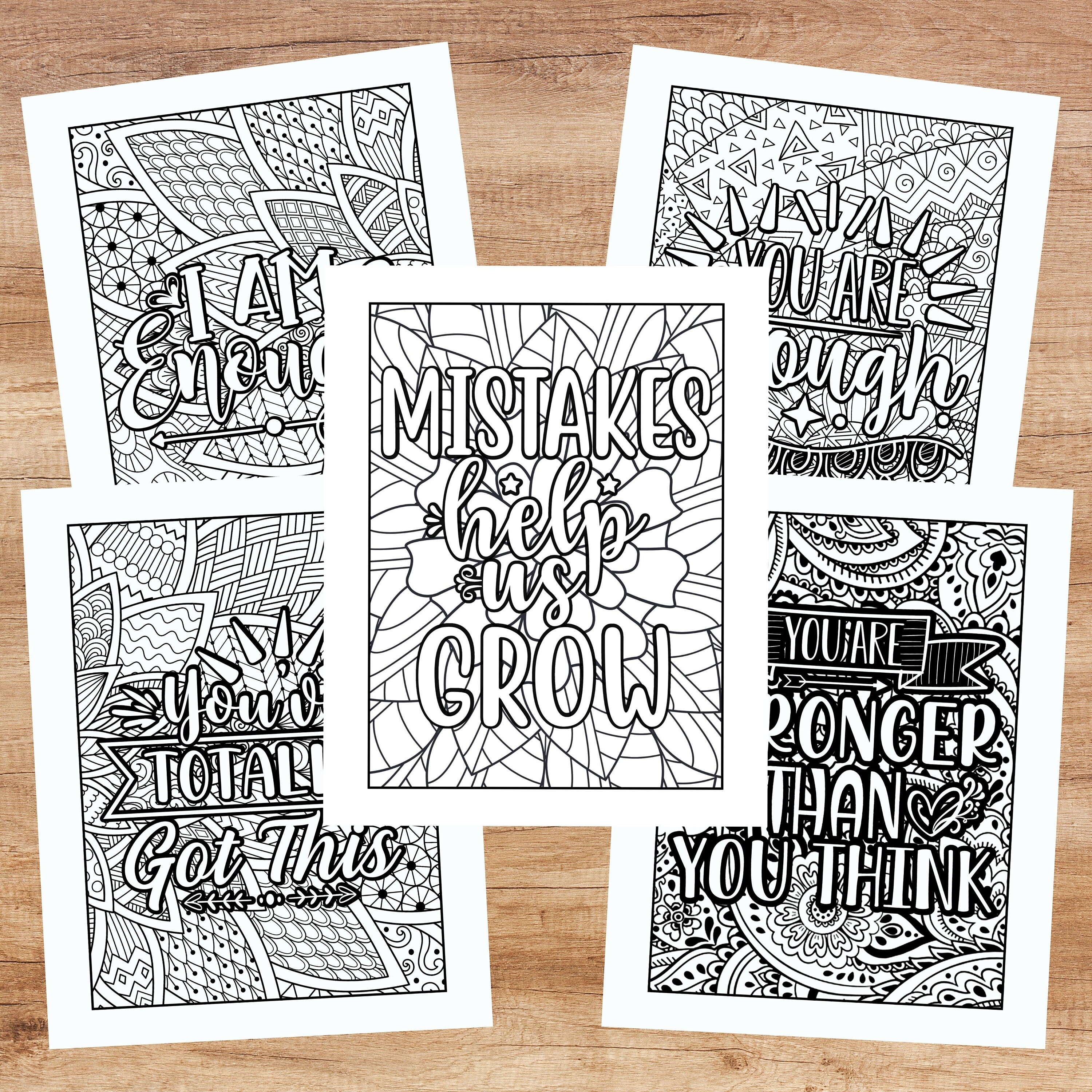 50 Adult Coloring Pages for Mental Health and Relaxation - Printable ...