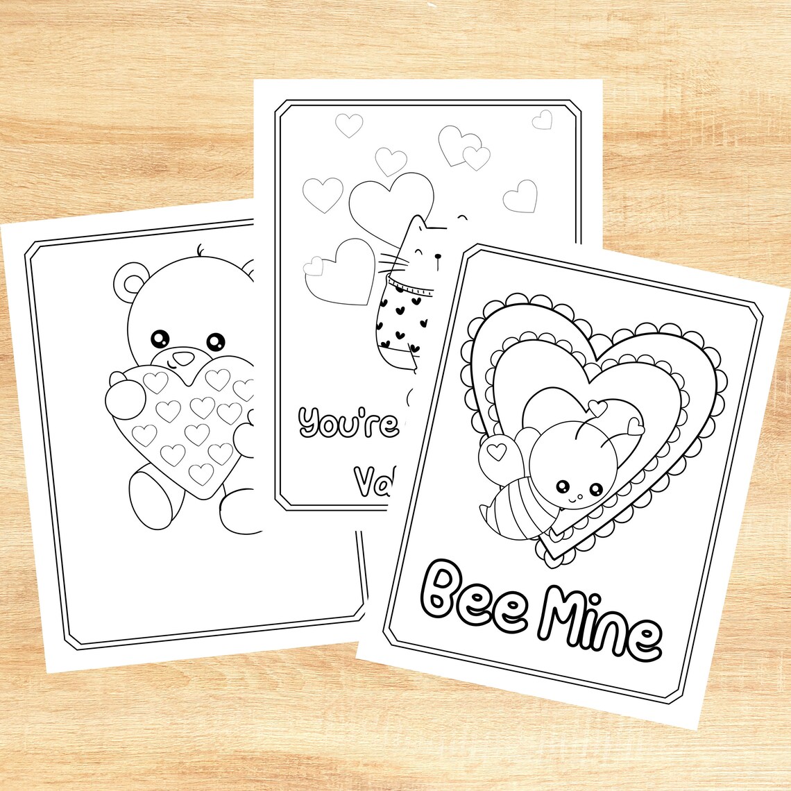 15 Valentine Coloring Pages for Kids - Printable Valentine's Day ...