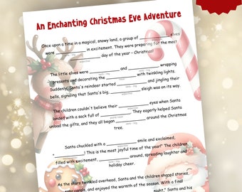 Christmas Mad Libs | Printable Christmas Game | Christmas Activity for ...
