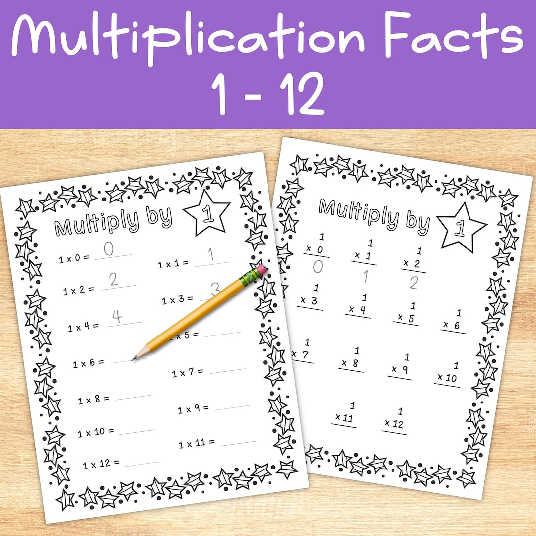 Multiplication Worksheets - 24 Printable 2nd 3rd and 4th Grade ...