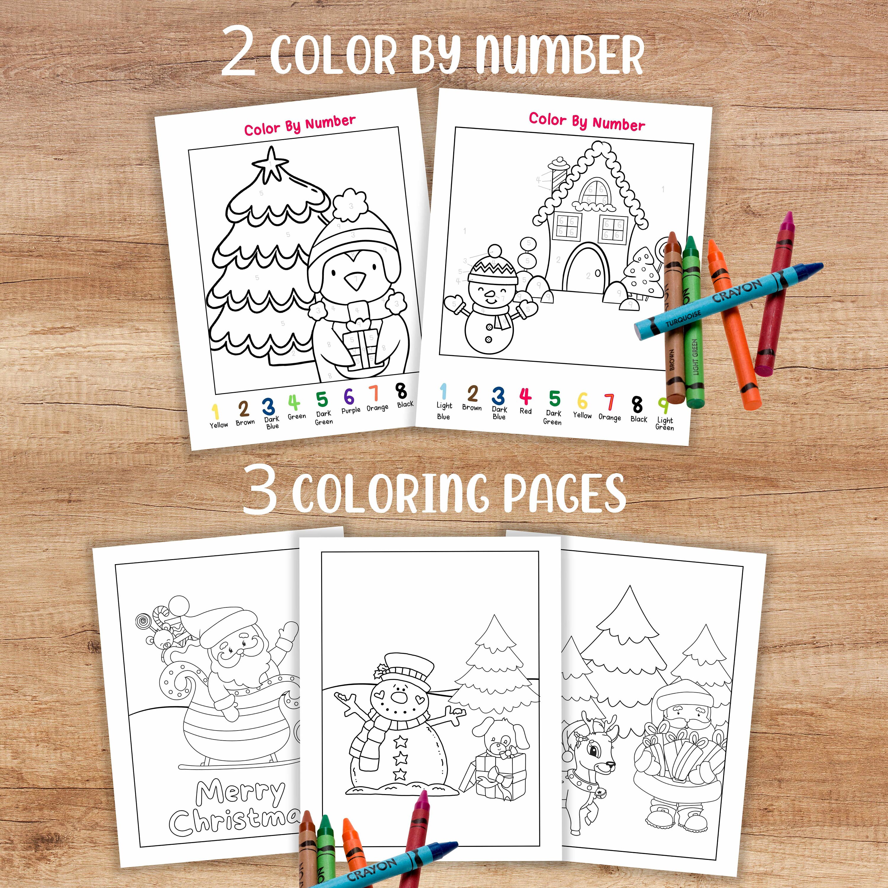 Christmas Preschool Worksheet and Activity Bundle - Pre-k Kindergarten ...