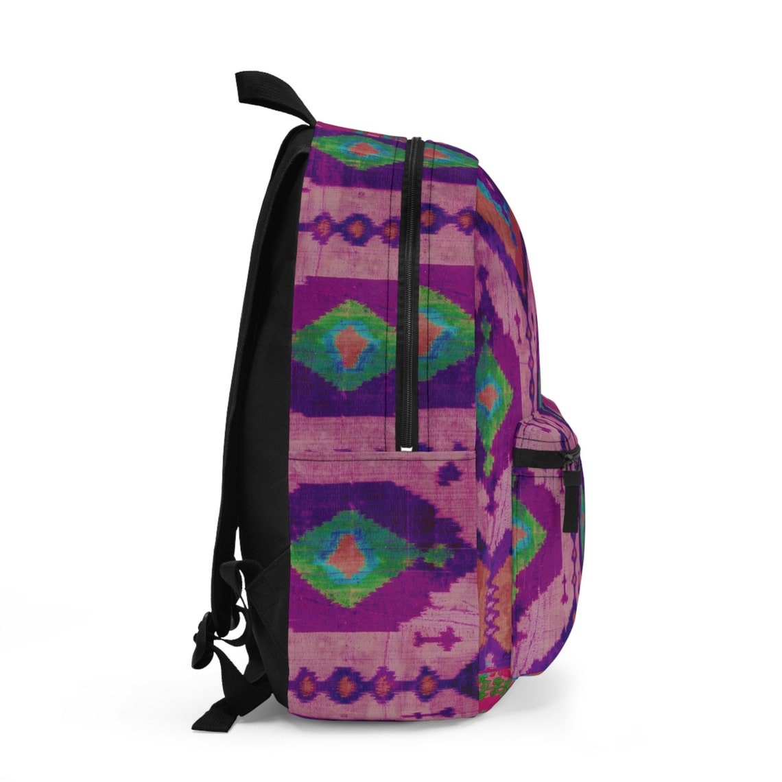 Pink Ikat Back to School Stylish Backpack Gift Back to School ...