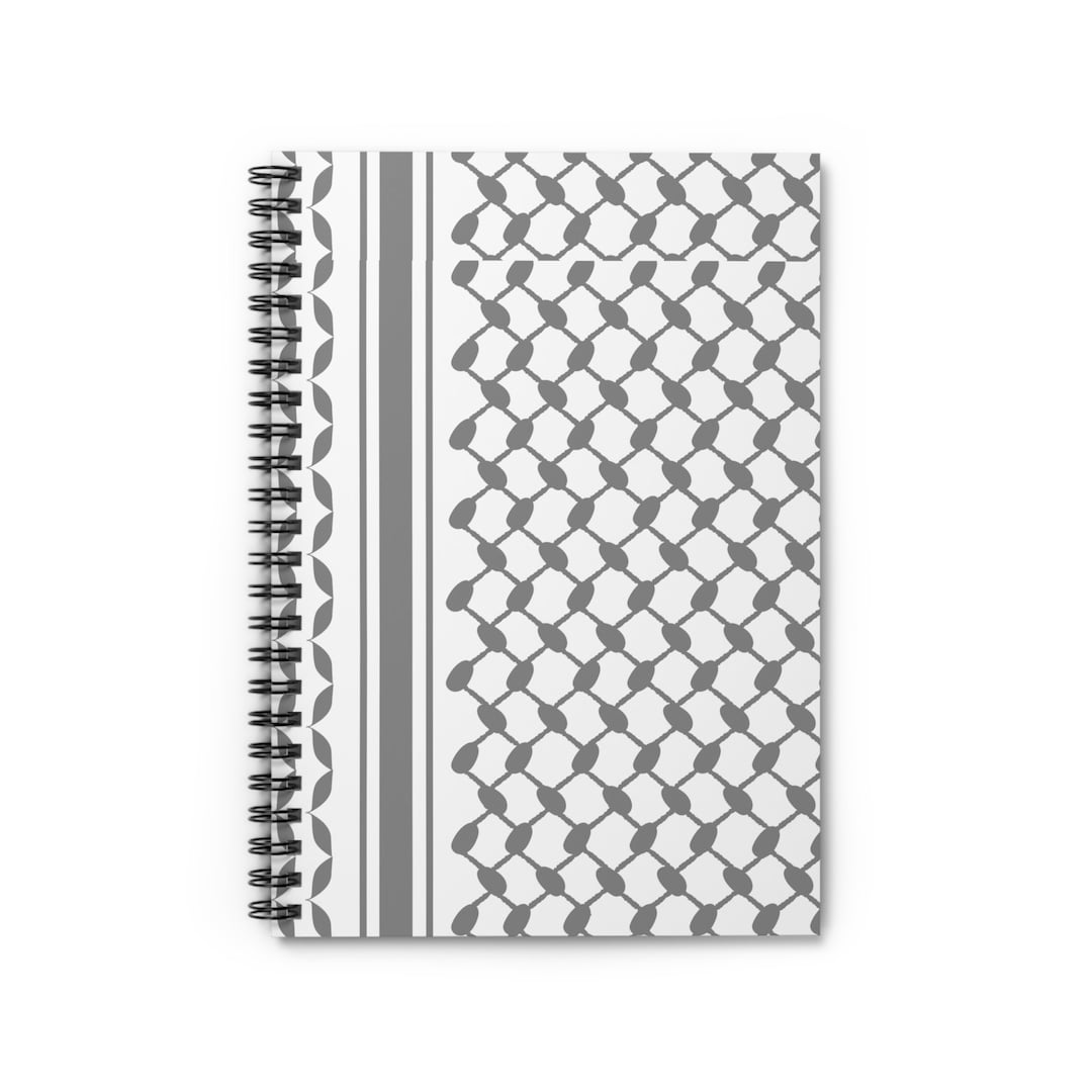 Palestine Spiral Notebook, Keffiyeh Spiral Notebook, Hatta Notebook ...