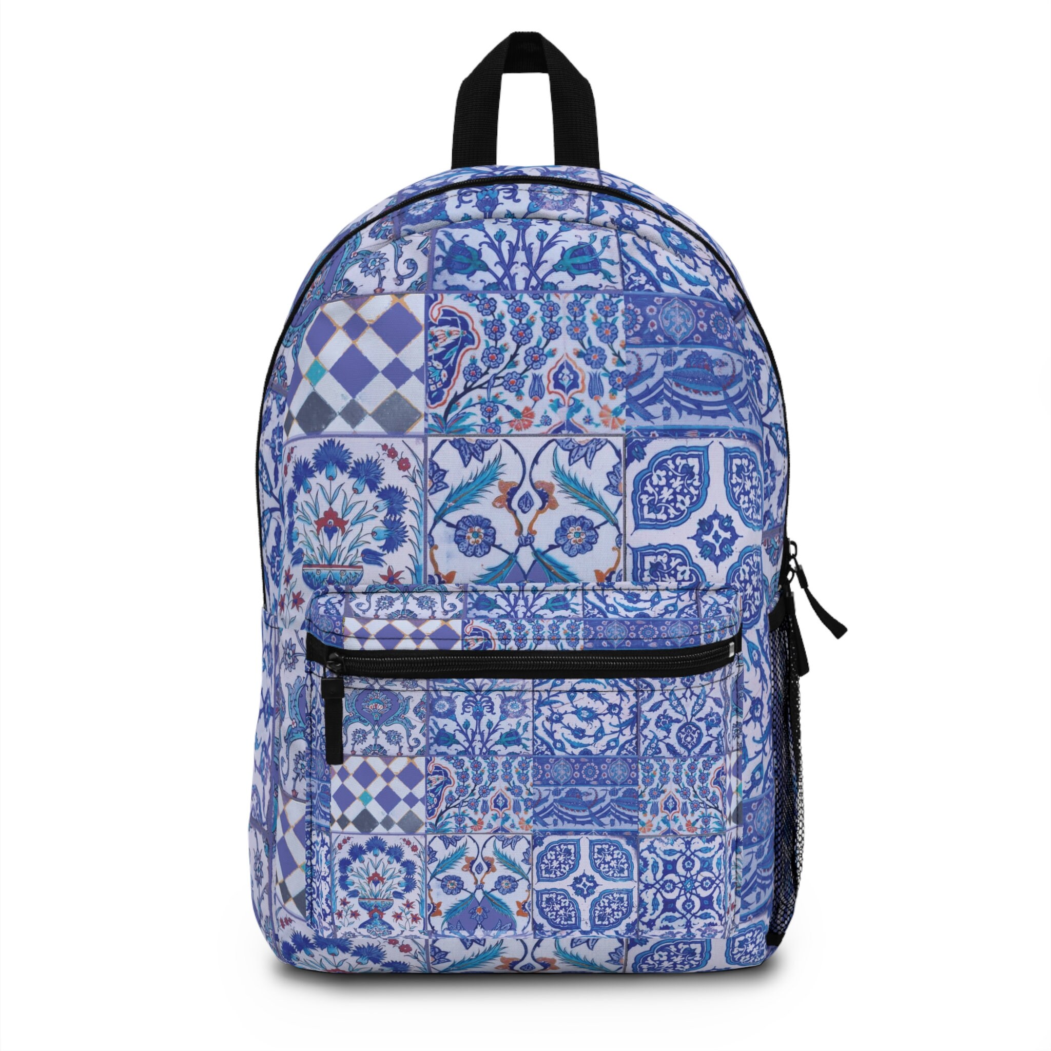 Turkish Blue Pattern Back to School Stylish Backpack Gift Back - Etsy