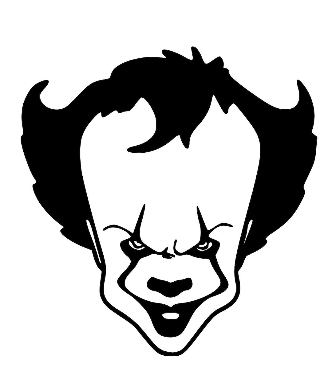 Pennywise the Clown Vinyl Decal - Etsy