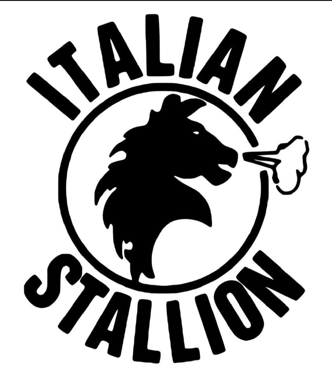 Italian Stallion Vinyl Decal - Etsy