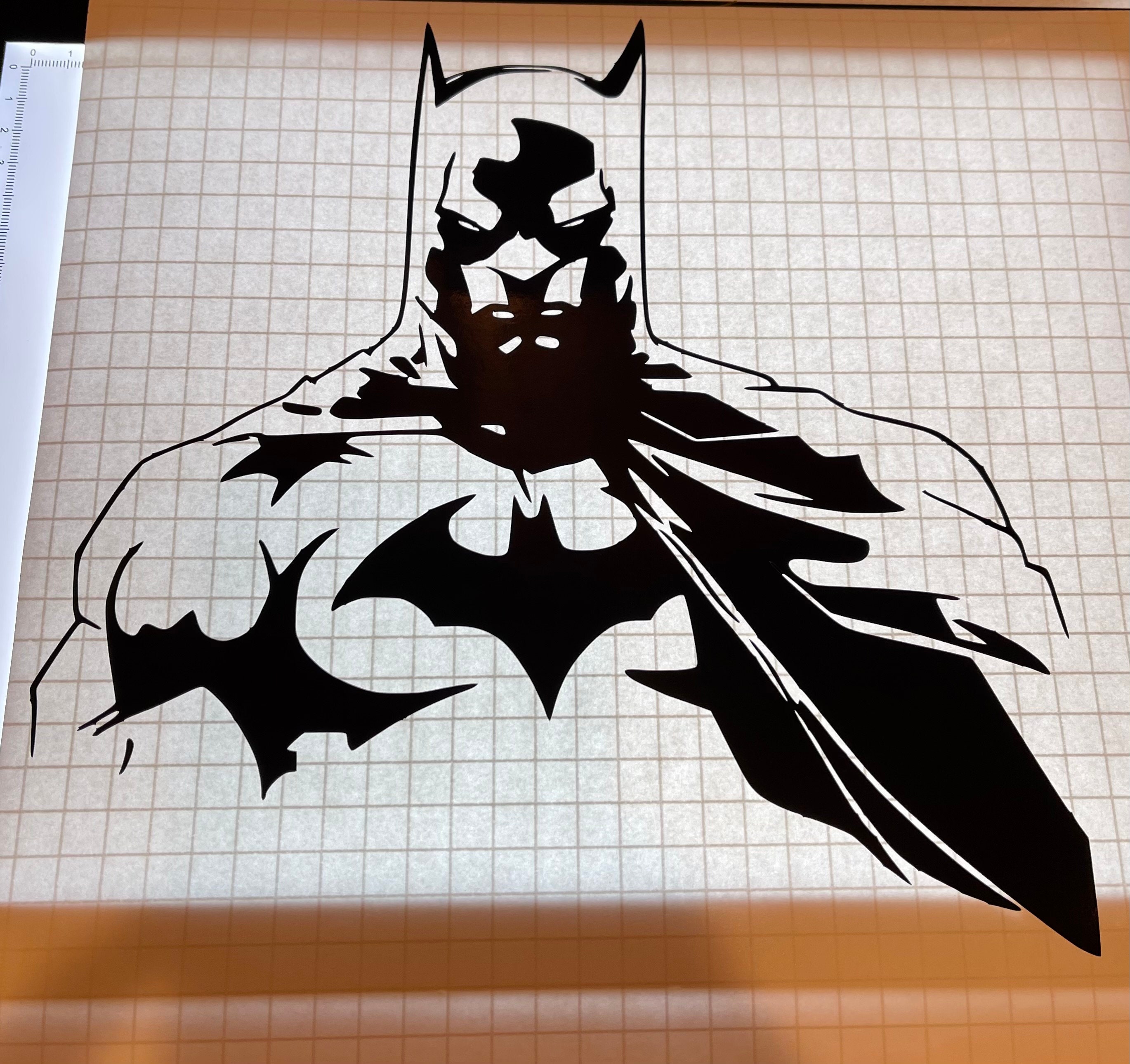 Bat Superhero Vinyl Decal - Etsy