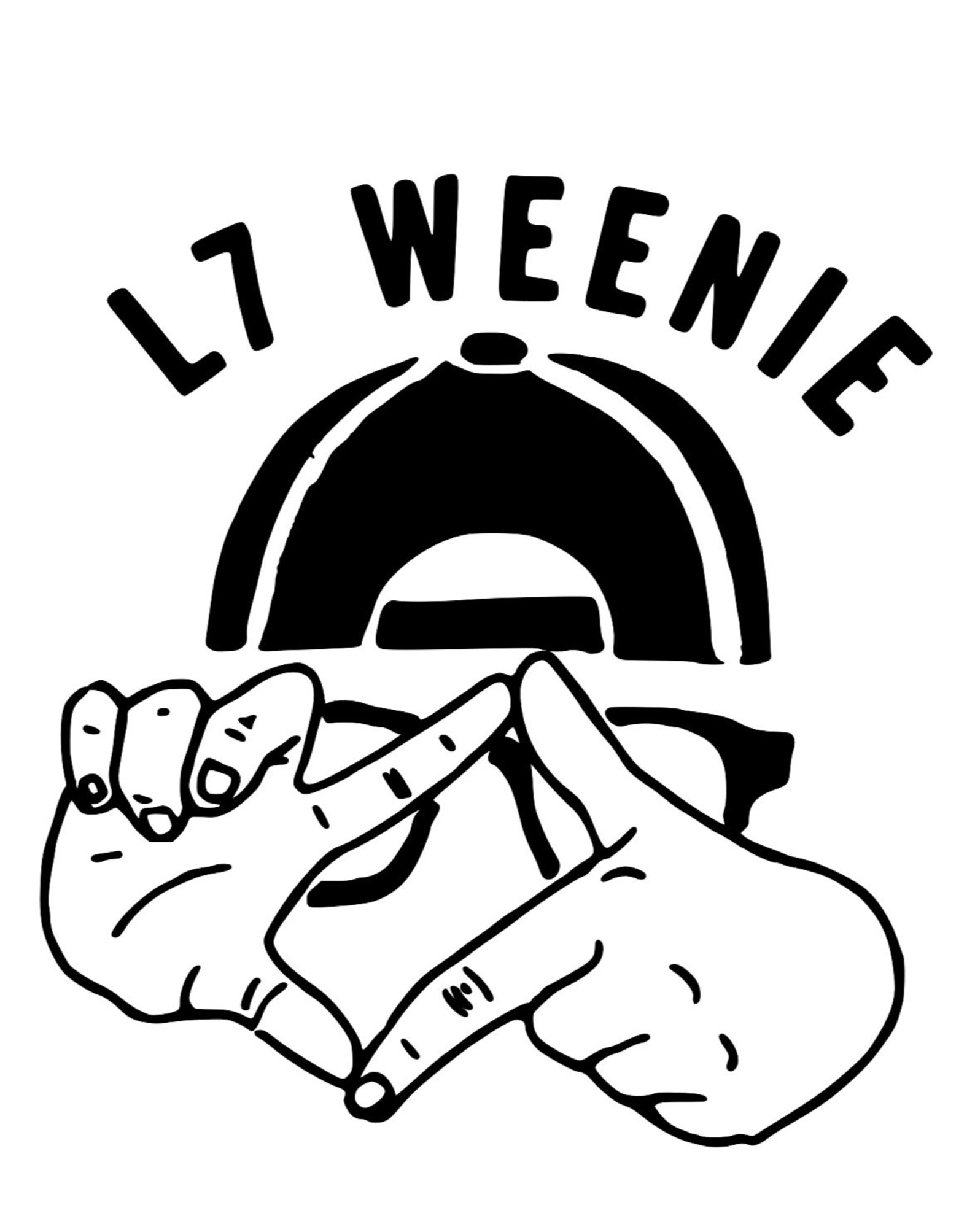 L7 Weenie Vinyl Decal - Etsy