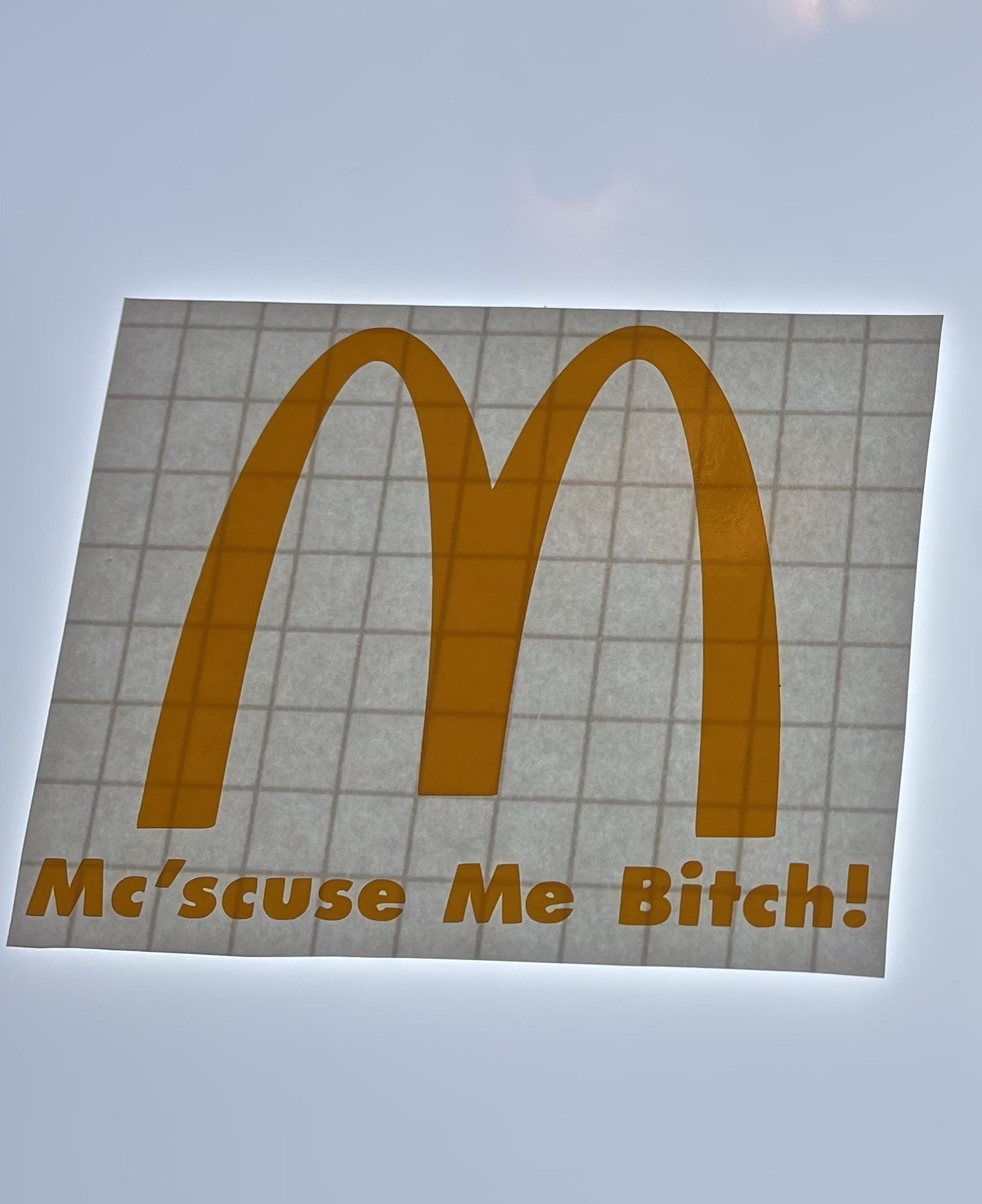 Mcscuse Me Bitch Vinyl Decal - Etsy