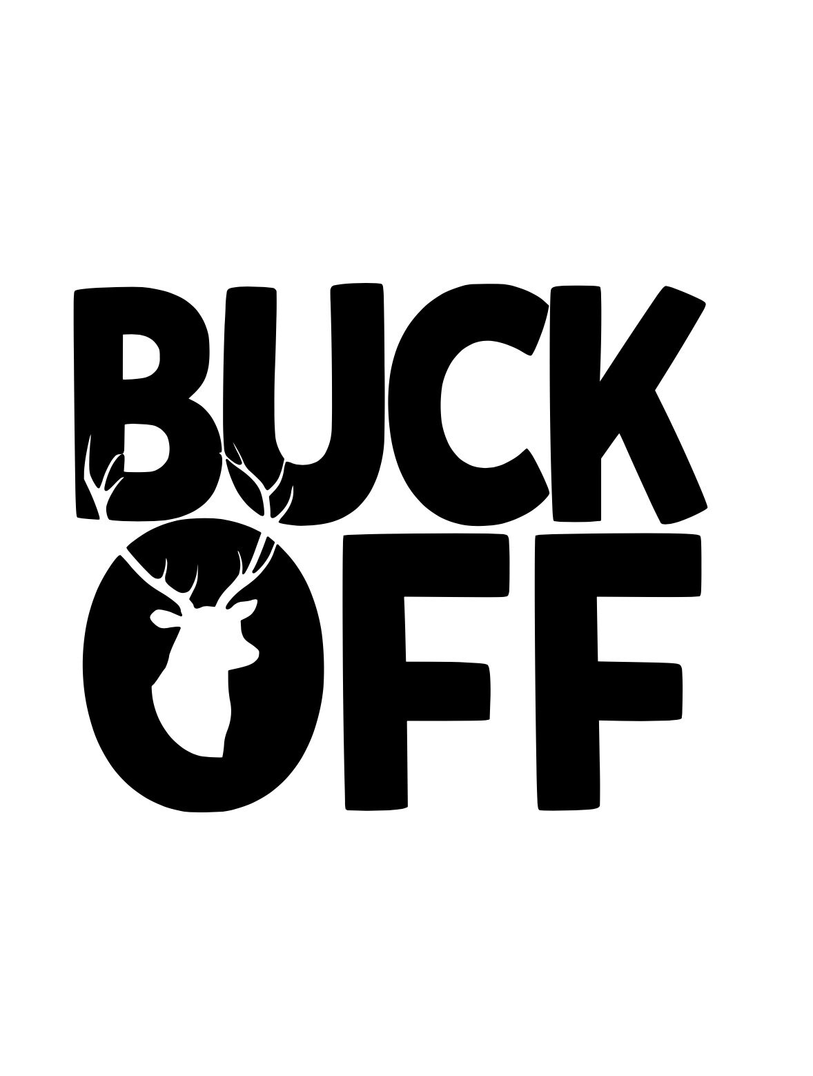 Buck off Vinyl Decal - Etsy