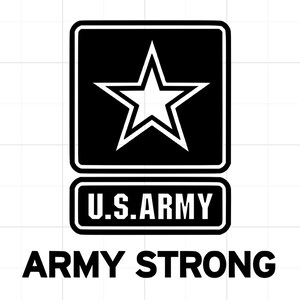 U.S Army Strong Vinyl Decal - Etsy