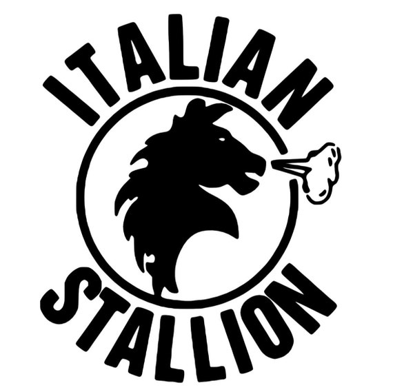 Italian Stallion Vinyl Decal - Etsy