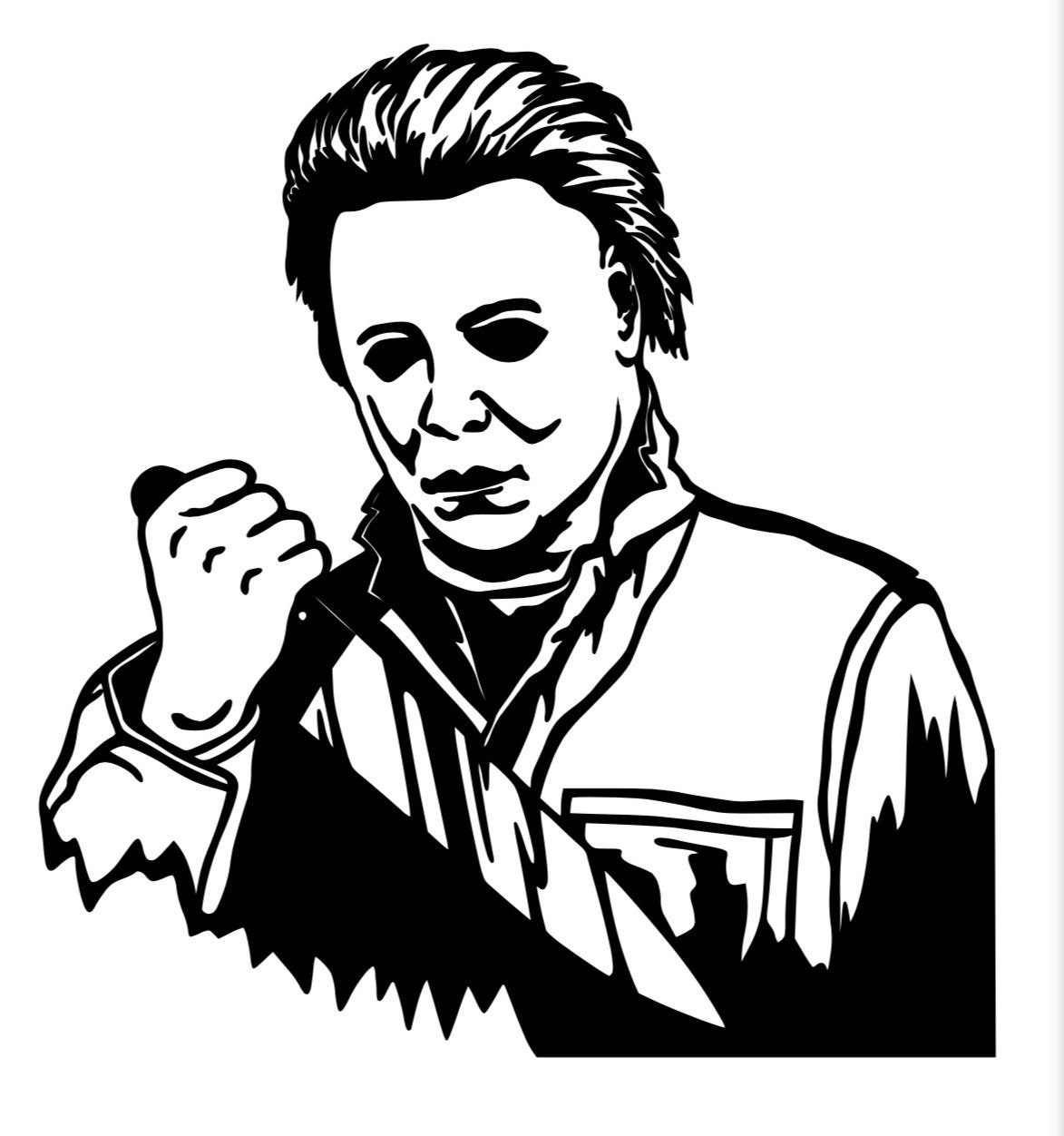 Michael Myers Vinyl Decal - Etsy Canada