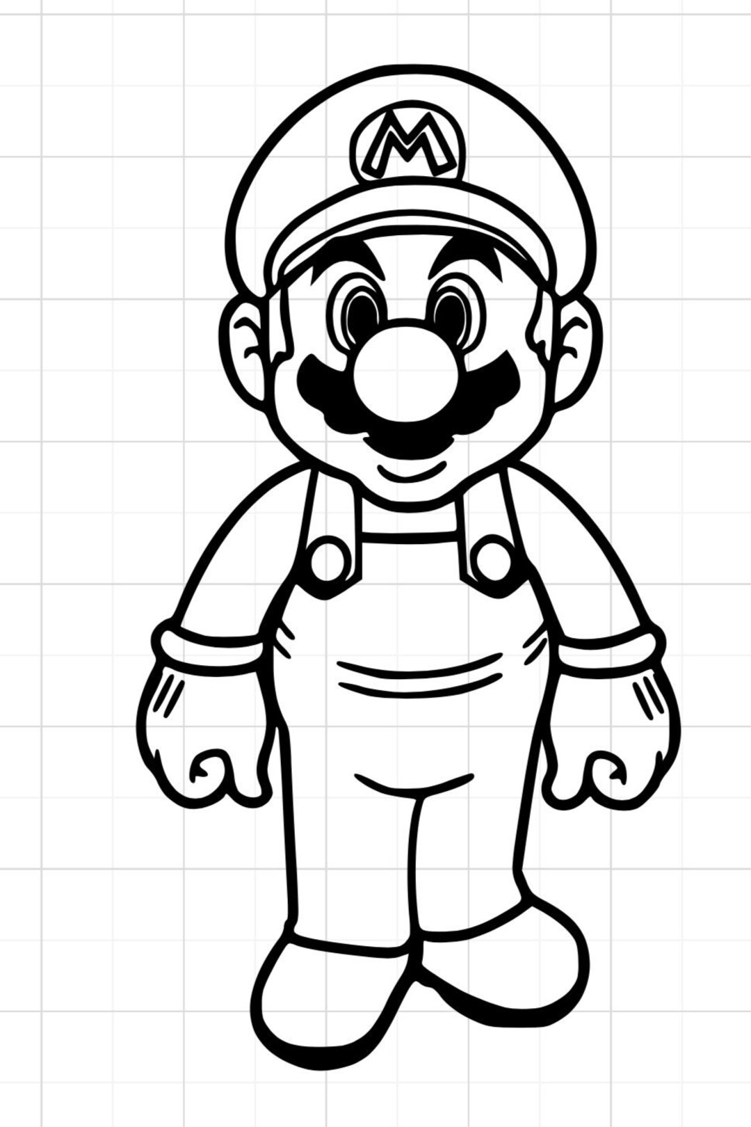 Mario Vinyl Decal - Etsy