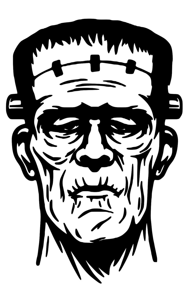 Frankenstein Vinyl Decal - Etsy