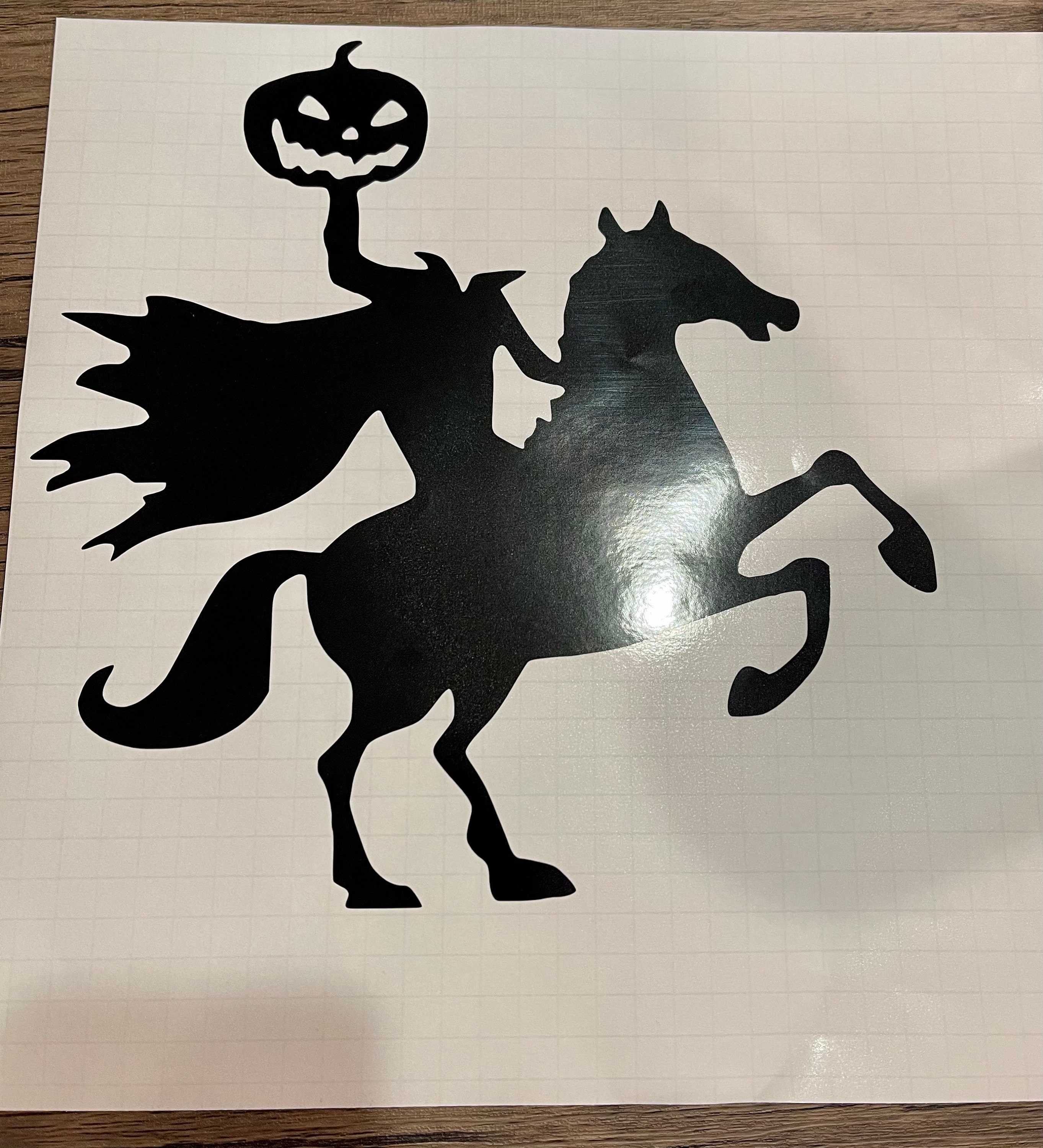 Headless Horseman Vinyl Decal - Etsy