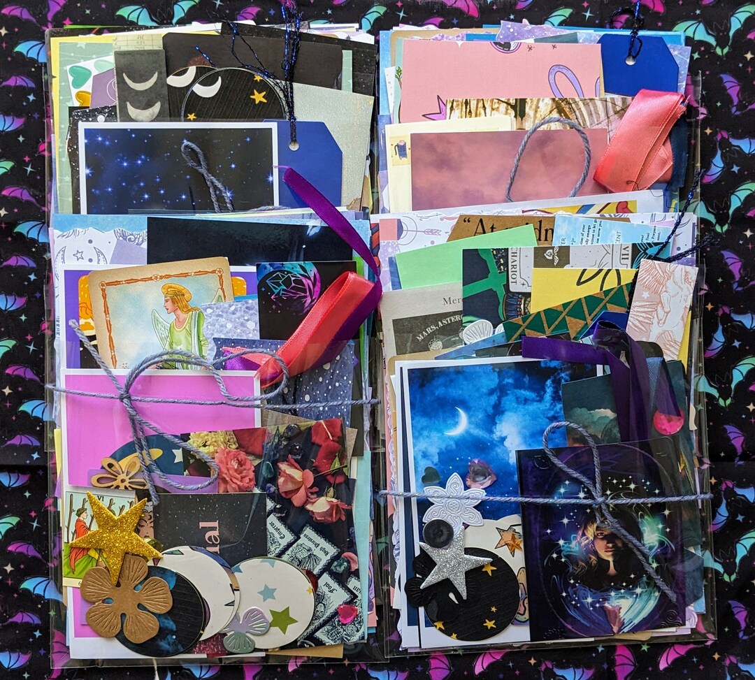 Celestial Junk Journal Kit, Mystical, Cosmic, Witchy, Magical, Junk ...