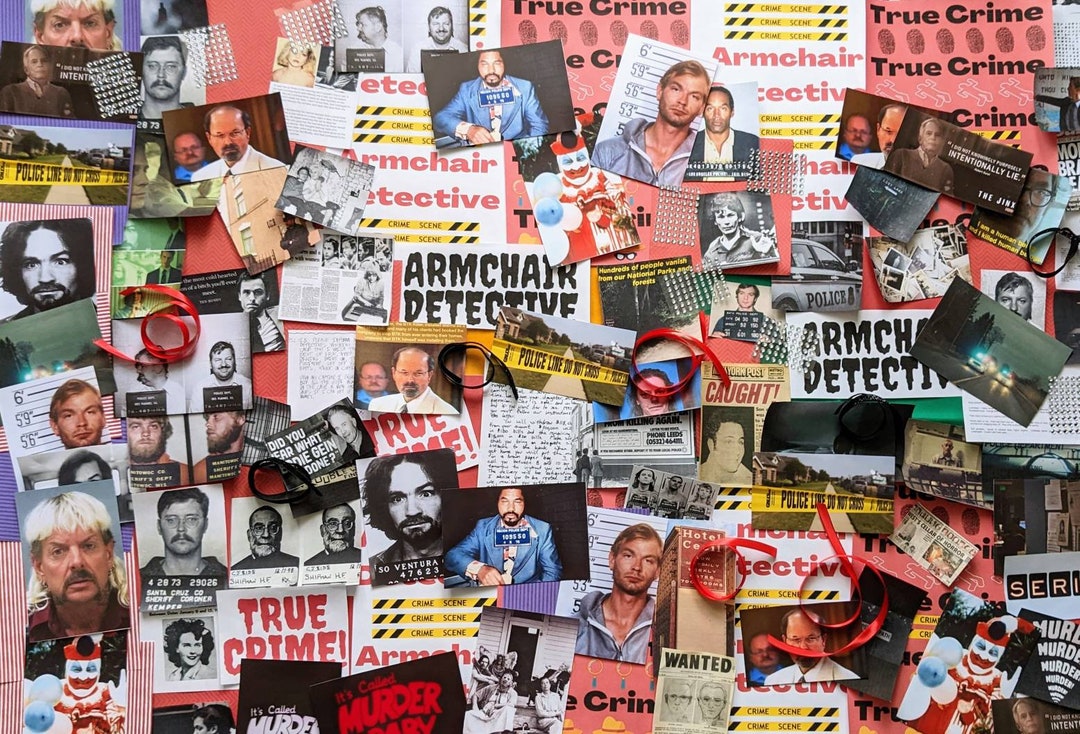 True Crime Junk Journal Kit True Crime Collage Supplies Pack - Etsy