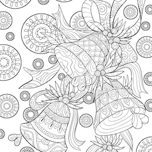 Joy of Christmas Mandala Coloring Book | 71 Pages | Digital Download - Etsy