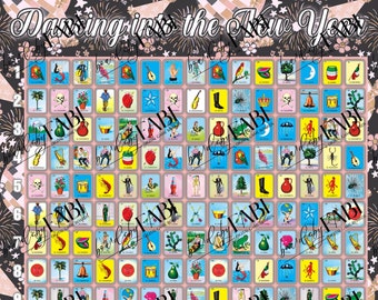 New Year Loteria Boards - Etsy