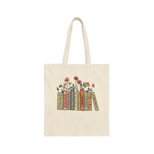 Custom Book Shelf Tote Bag, Booktrovert Bag, Reading Tote Bag, Library ...