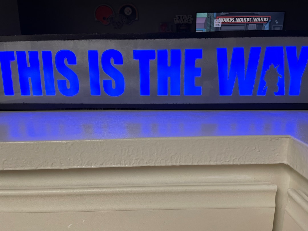 This is the Way LED Sign - Etsy