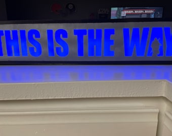 Mandalorian This is the Way Custom Made to Order Wood Arrow Sign - Etsy