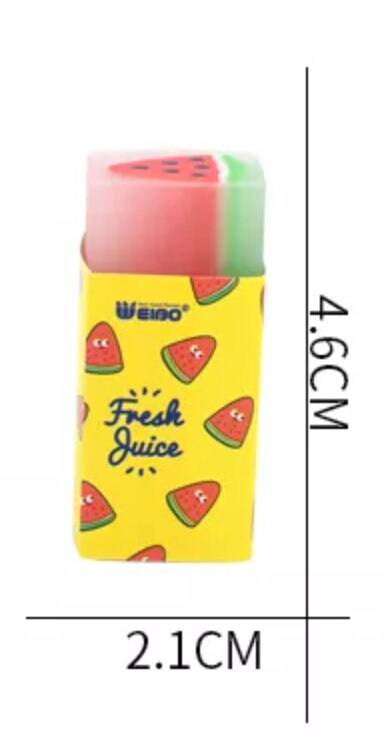 Kawaii Fruits Erasers Watermelon Orange Grape Erasers | Etsy