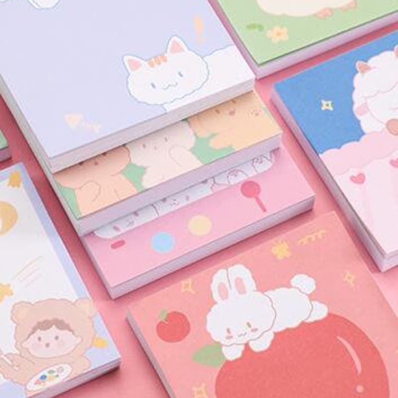 Character Sticky Note Pad - Etsy