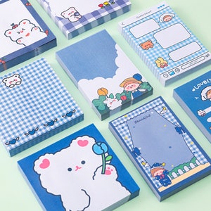 Cute Bear Memo Pads( Sticker Note)| 80 Sheets Kawaii Mini Note Pad - Etsy