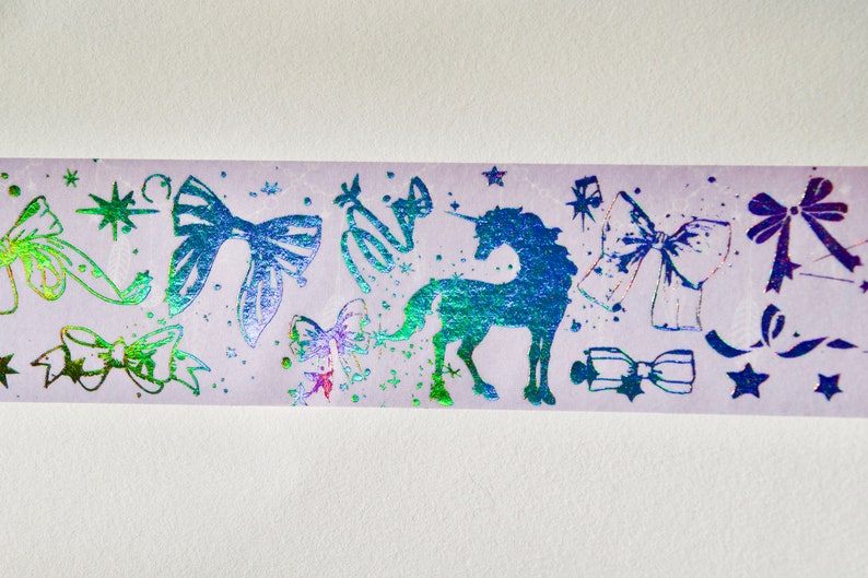 Unicorn & Ribbon Washi Tape | 30mm X 3m - Etsy