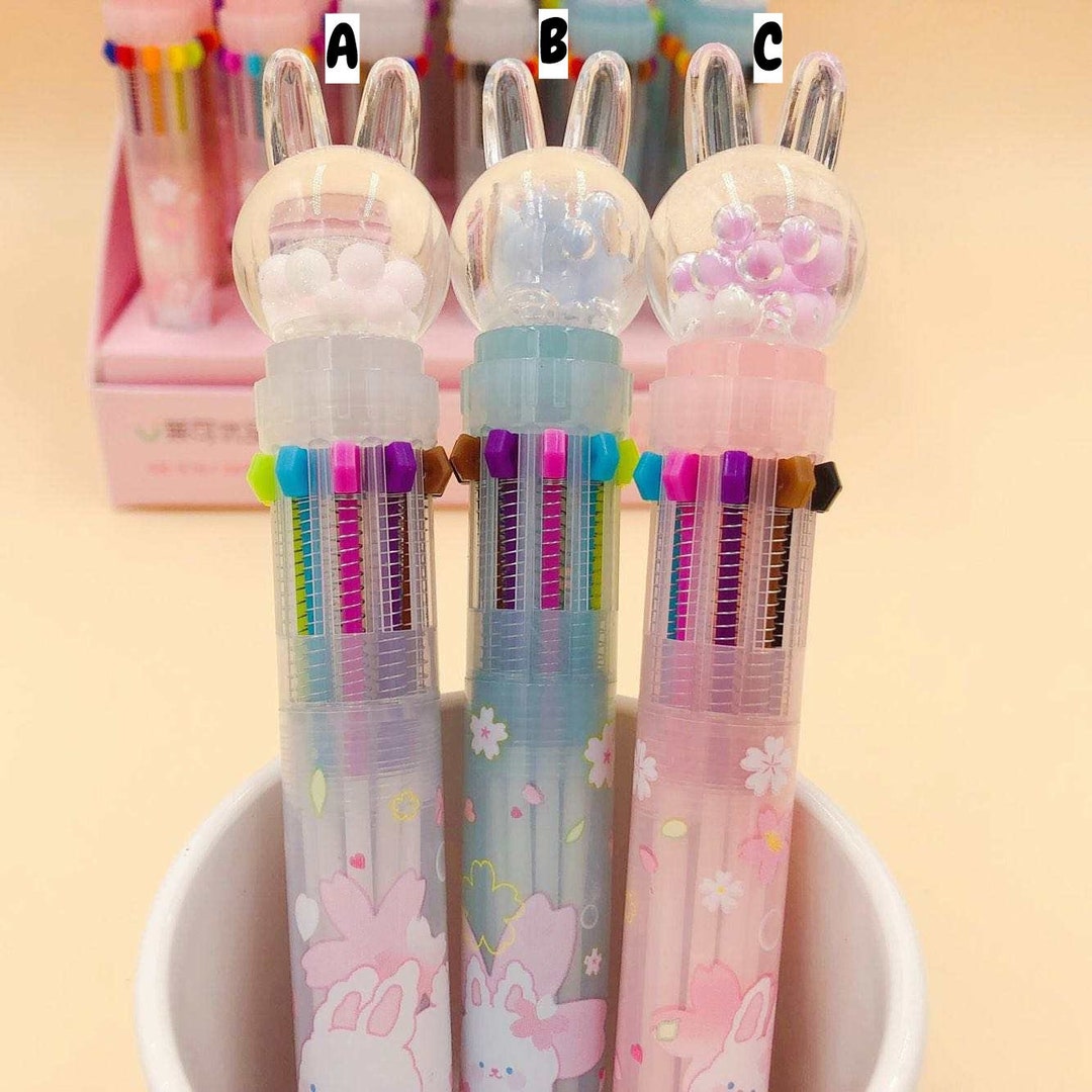 RABBIT Ballpoint-pen 10 Colors in 1 Pen| Multiple Color - Etsy