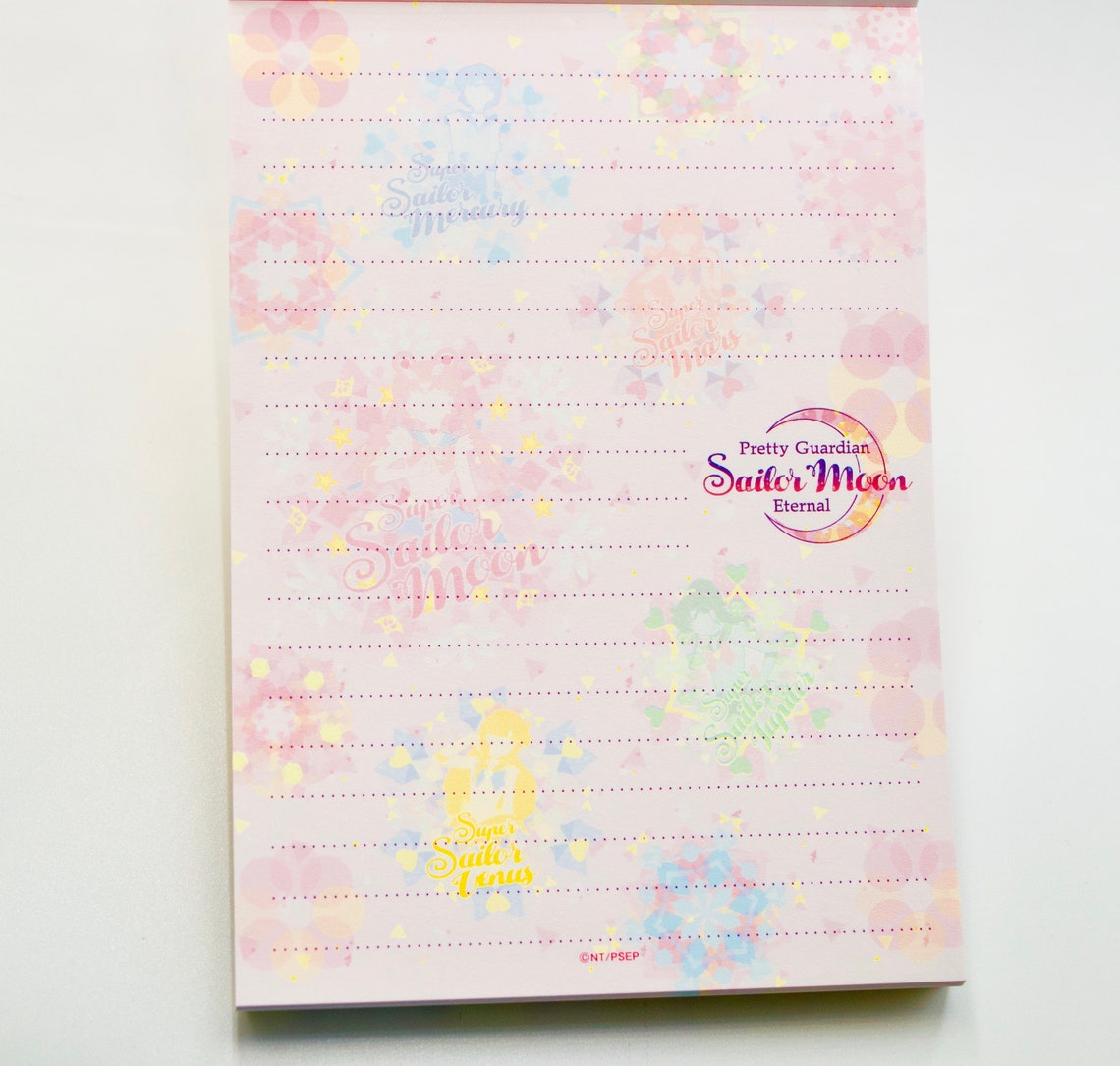 Sailor Moon Notepad 100 Sheets 4 Different Designs in a - Etsy