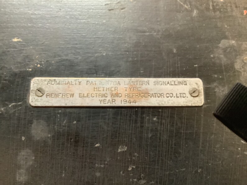 WW2 Royal Navy Signalling Equipment - Etsy