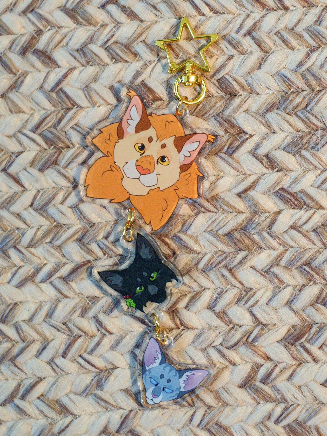 Power of Three - Warrior Cats Acrylic Keychain - Etsy