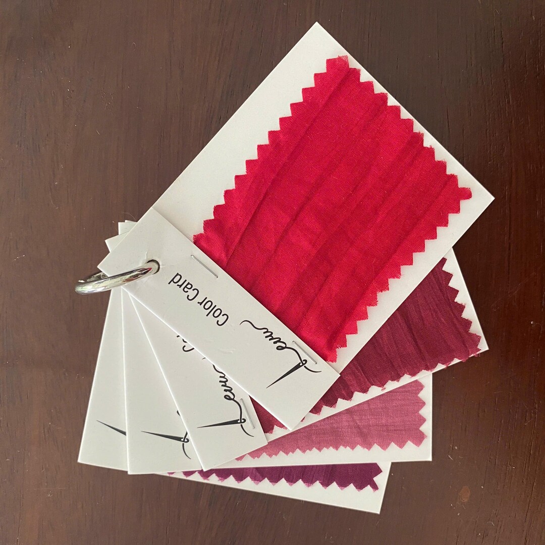 Mulberry Silk Fabric Swatches | Luxury Textures & Colors - Etsy