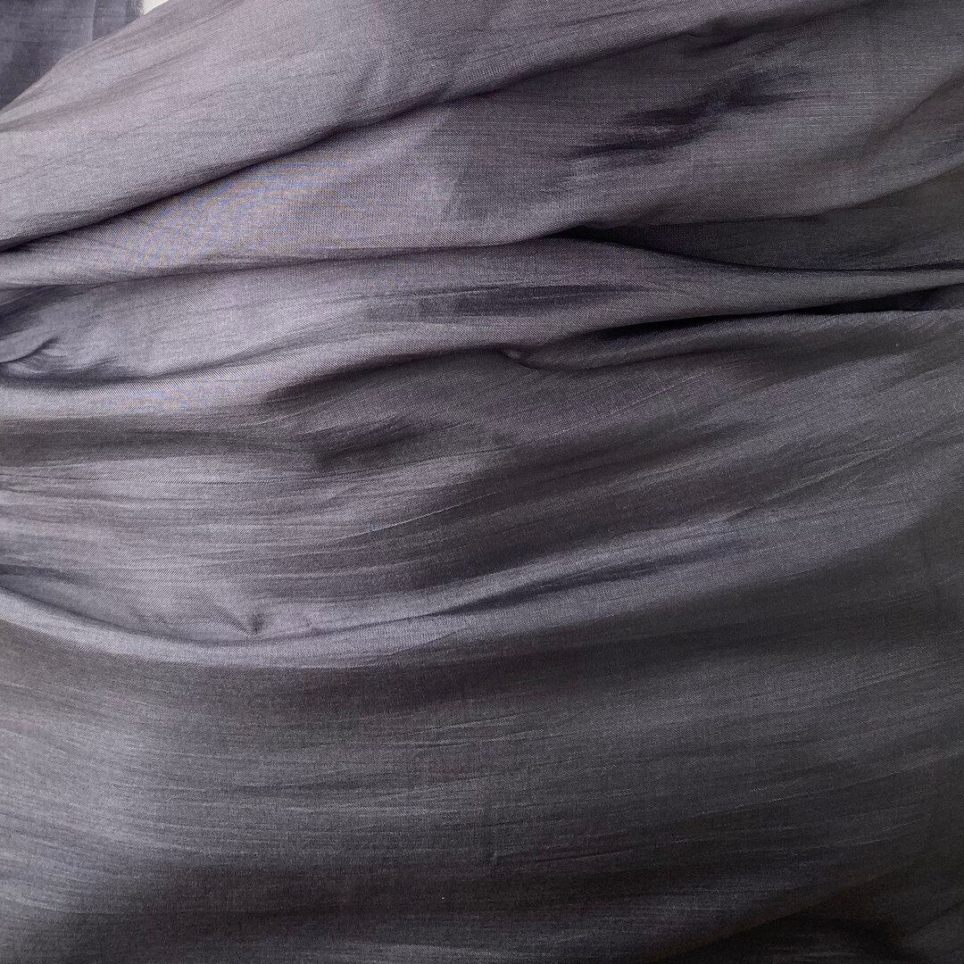 Slate Gray Mulberry Silk 30g Fabric | Slate Pure Silk Handmade From ...
