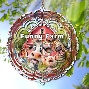 Farm Wind Spinner PNG - Welcome to the Funny Farm Sublimation Design ...