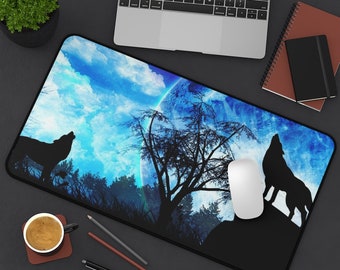 Wolf Desk Mat - Etsy