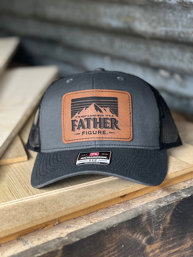 Its Not A Dad Bod Its A Father Figure Leather Patch Hat - Etsy